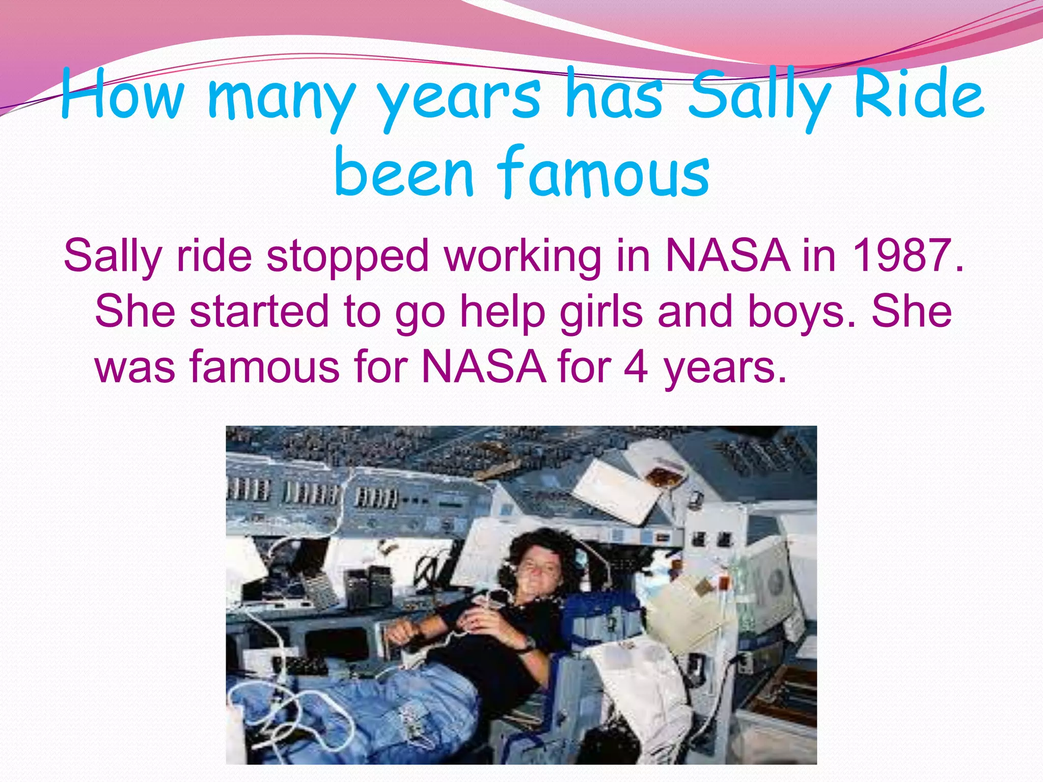 Inspiration - Sally Ride | PPT