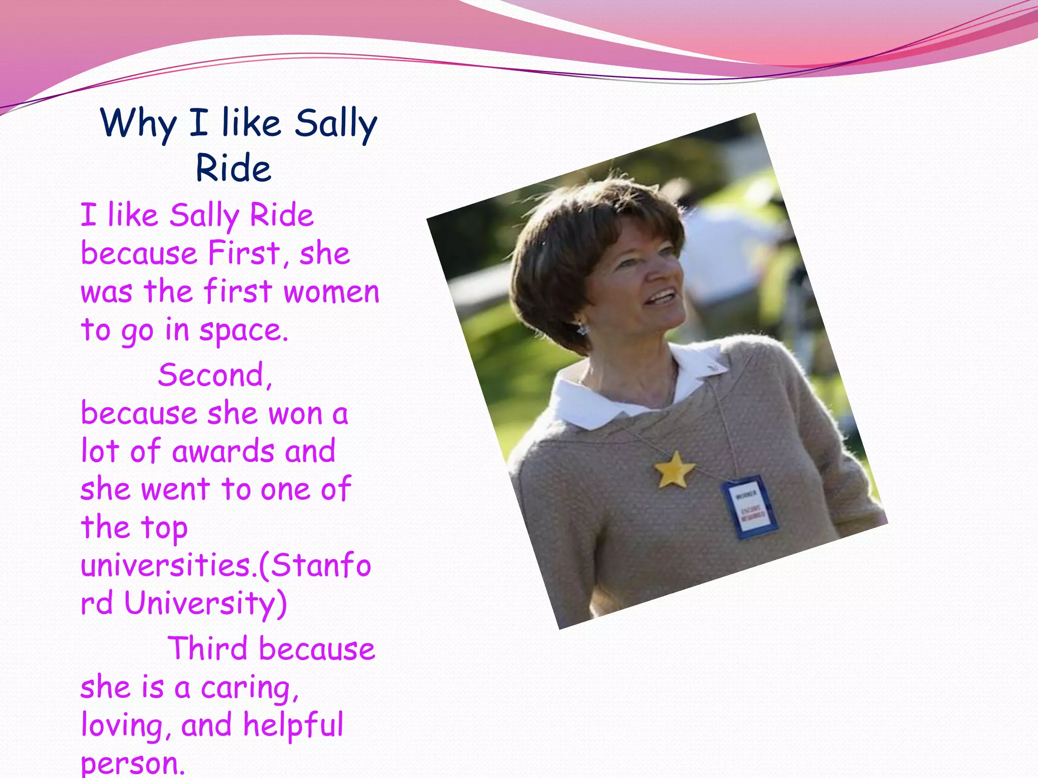 Inspiration - Sally Ride | PPT