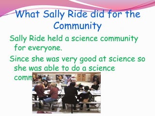 Inspiration - Sally Ride | PPT