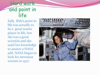 Inspiration - Sally Ride | PPT