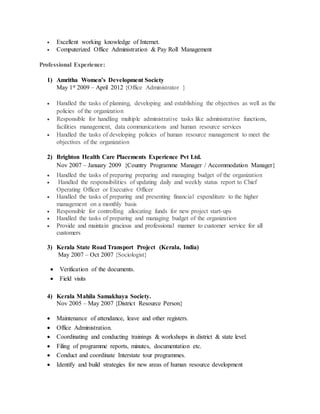 Sally 's cv | DOCX