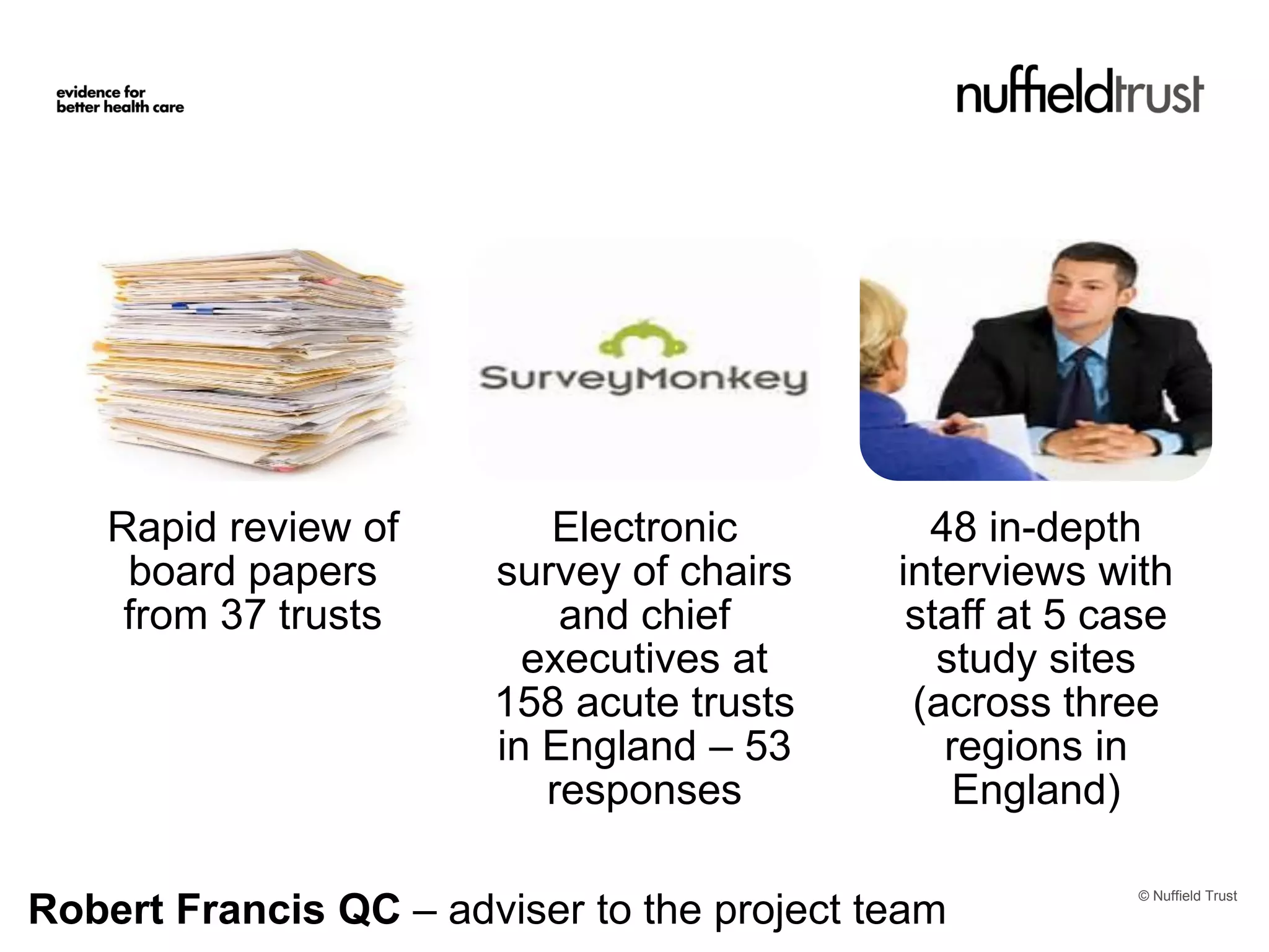 Sally Williams: acute trust responses to the Francis Report | PPT ...