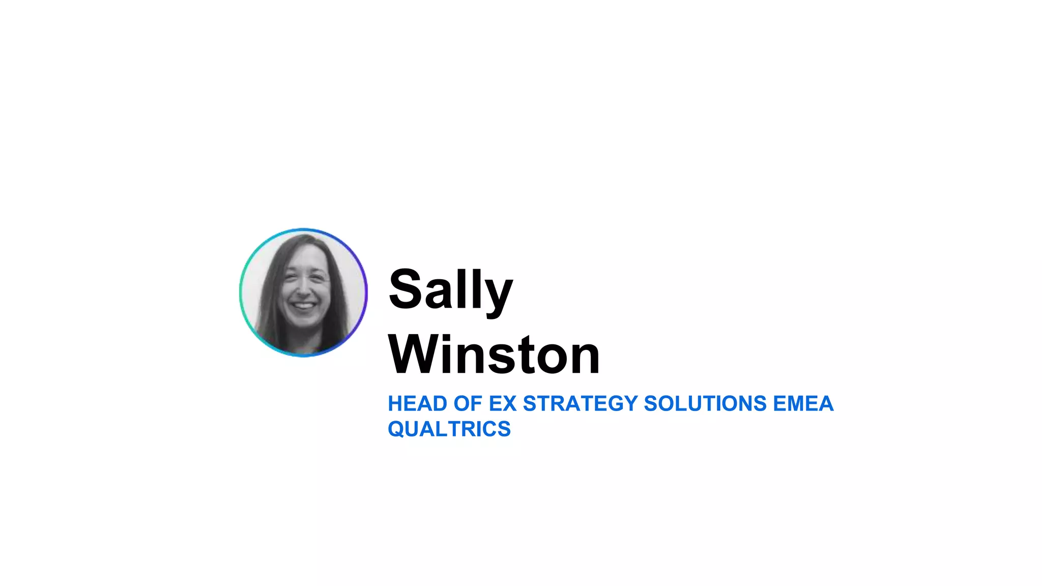Sally Winston Qualtrics - Gartner ReimagineHR - 19 September | PPT