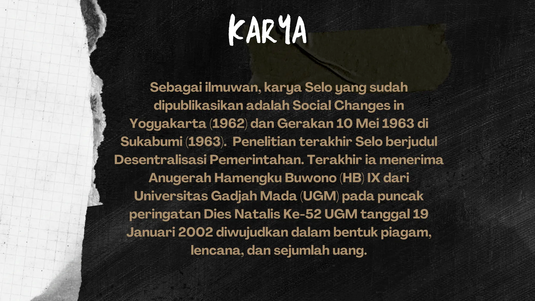 Perubahan Selo Soemardjan (Dosen Pengampu: Khoirin Nisai Shalihati) | PDF
