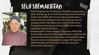 Perubahan Selo Soemardjan (Dosen Pengampu: Khoirin Nisai Shalihati) | PDF