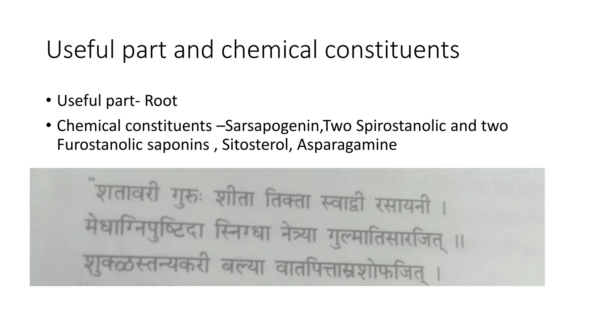 Salmali, Sanghapushpi, Satavari | PPTX