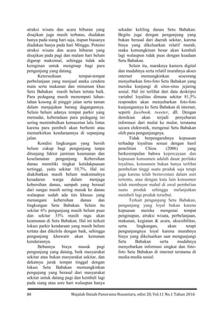 Analisis Pengaruh Ewom terhadap Citra Destinasi, Kepuasan Wisatawan dan ...