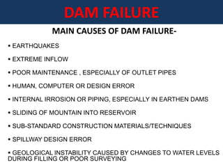 DAMS AND THIER ENVIRONMENTAL IMPACTS | PPTX