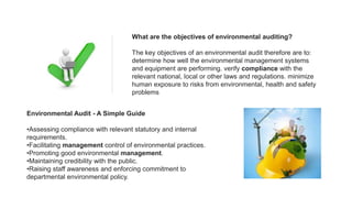 Environmental accounting, environmental audit, environmental ethics | PPTX