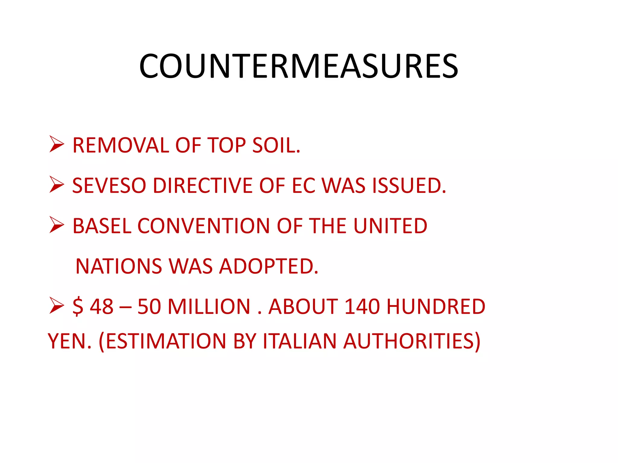 SEVESO DISASTER ITALY | PPTX