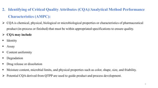 DOE in Pharmaceutical and Analytical QbD. | PPTX