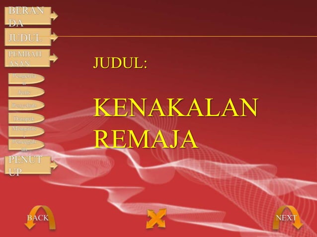 Presentasi Kenakalan Remaja | PPTX