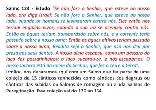 Salmo 124 estudo | PDF