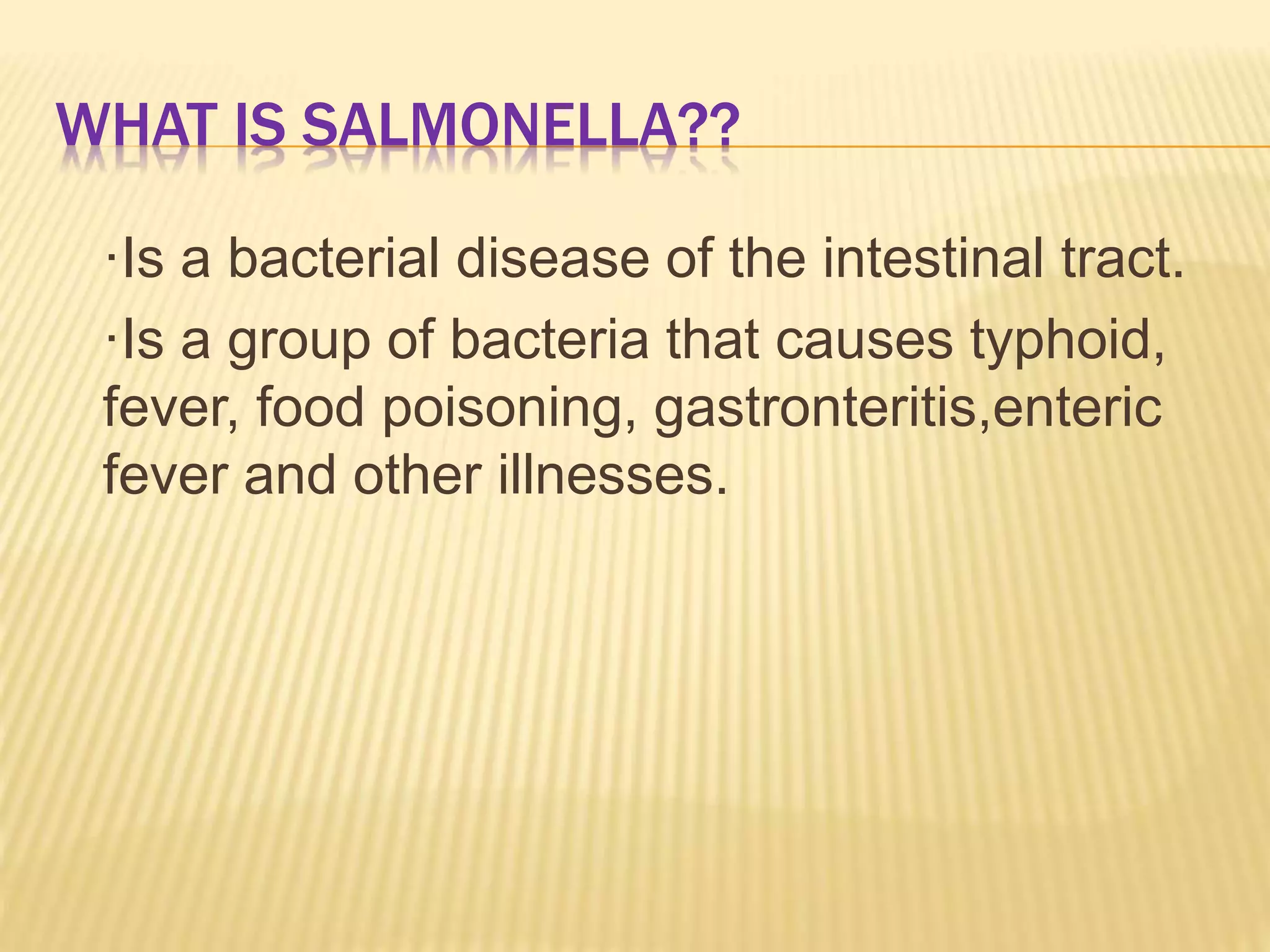 Salmonella | PPTX