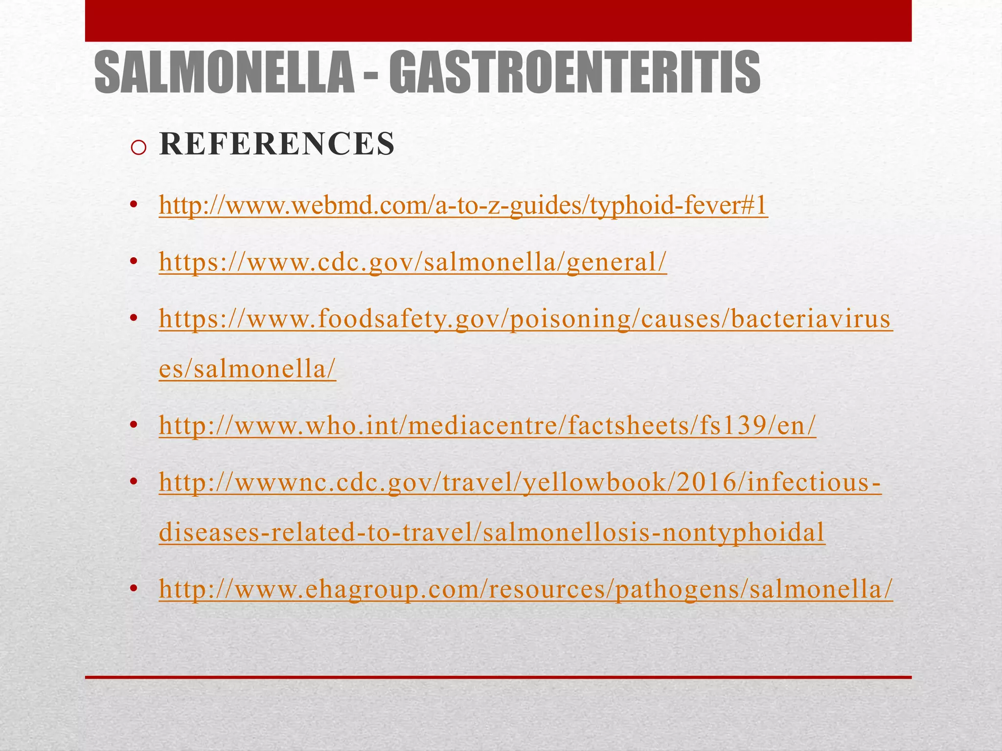Salmonella | PPTX