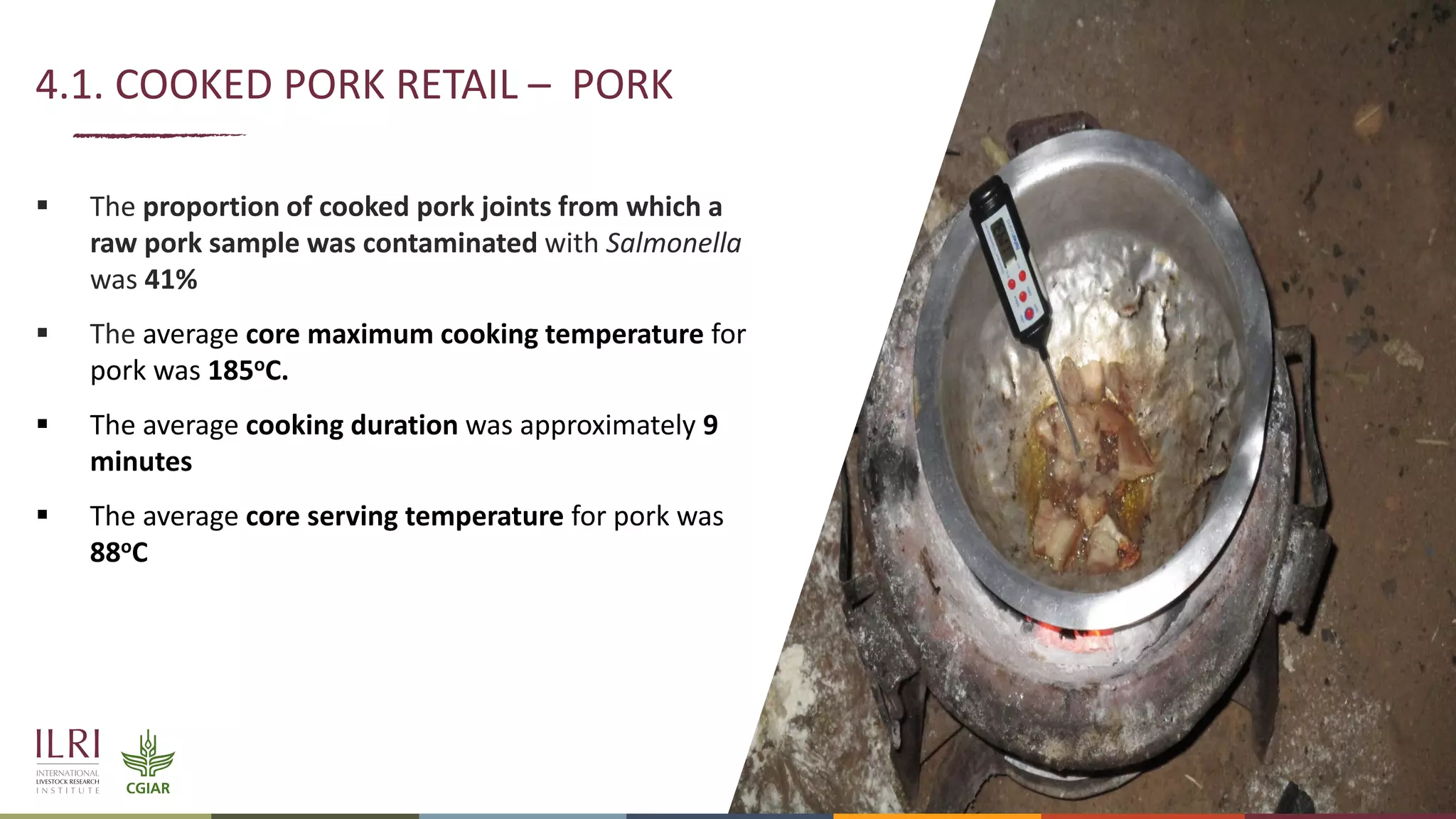 Salmonella contamination and food safety practices along the pork value ...