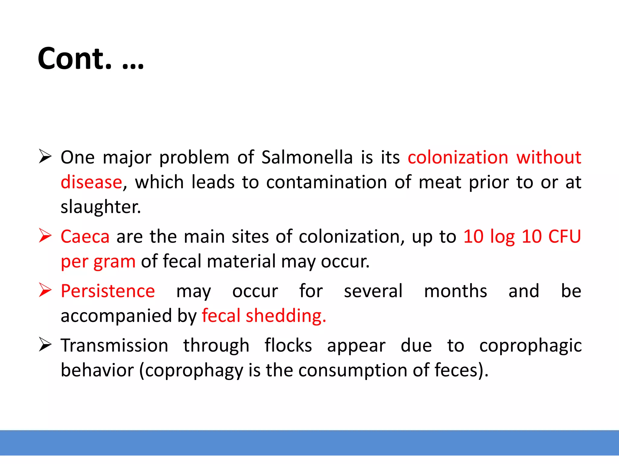 Salmonella in poultry_disease overview | PPTX