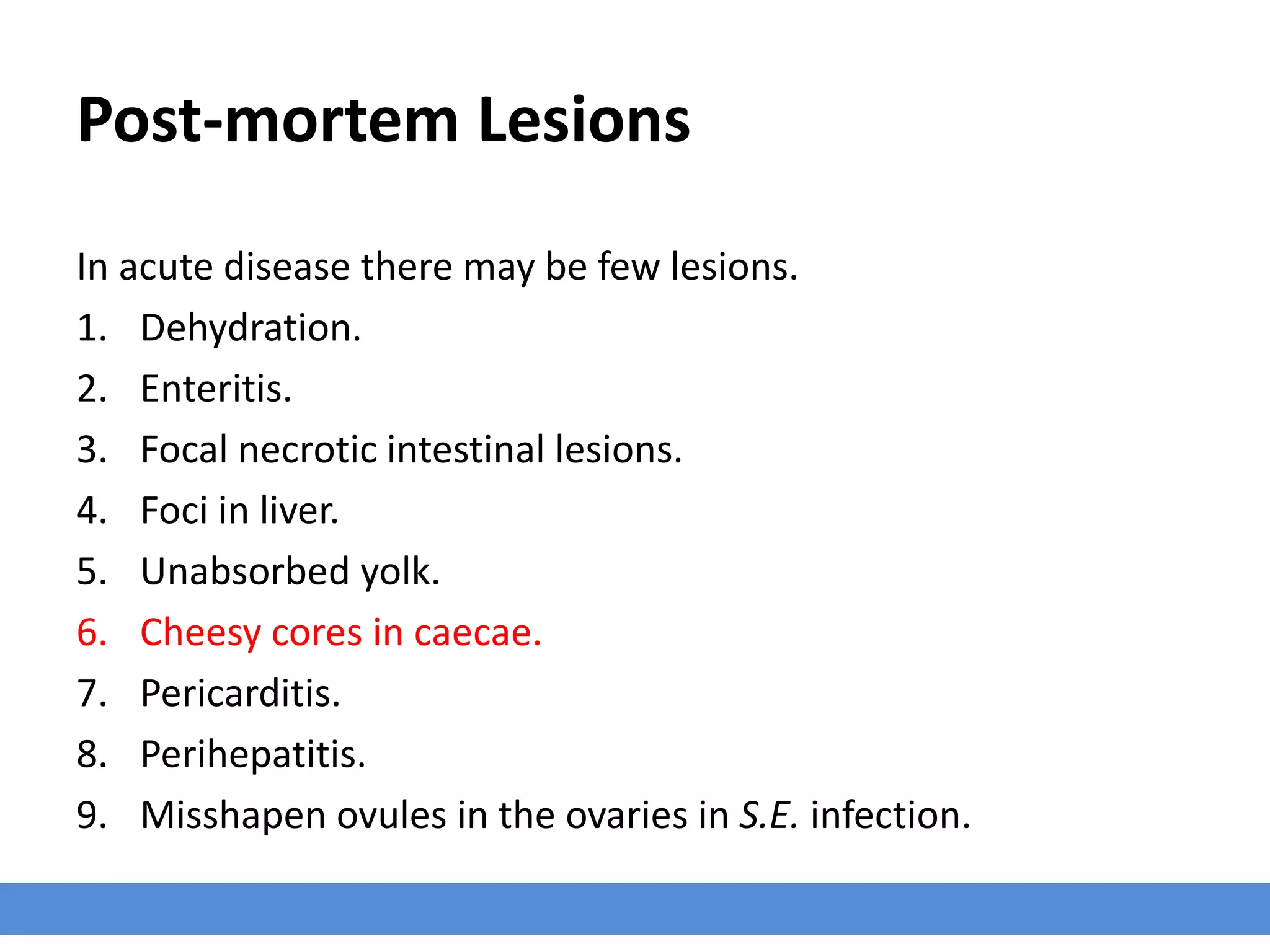 Salmonella in poultry_disease overview | PPTX | Infectious Diseases ...