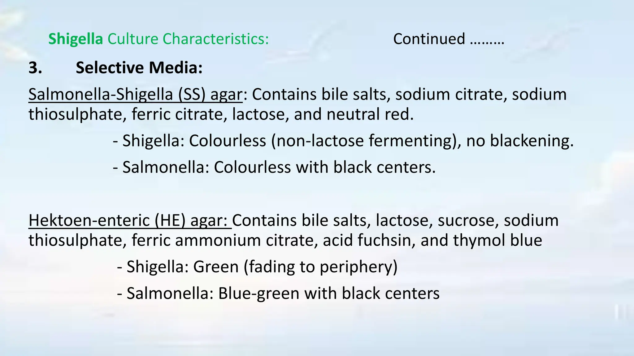 Microbiology- Bacteriology - Salmonella, Shigella & Proteus | PPTX
