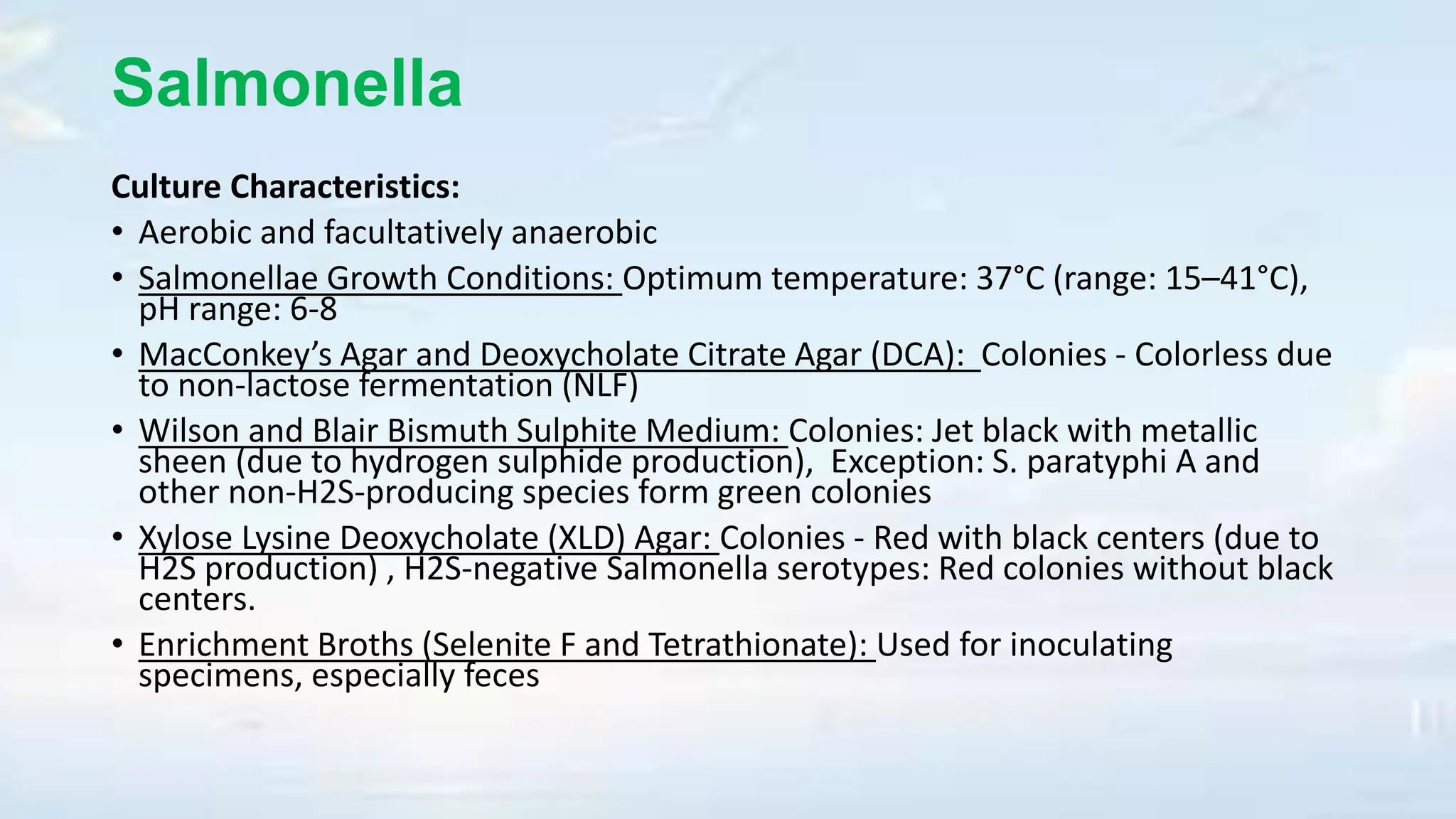 Microbiology- Bacteriology - Salmonella, Shigella & Proteus | PPTX