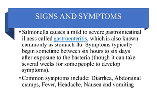 Salmonella typhi-Typhoid fever | PPTX