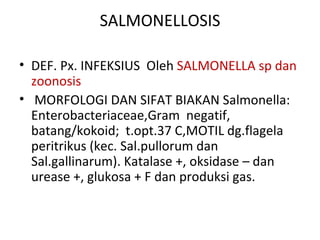 Salmonellosis | PPT