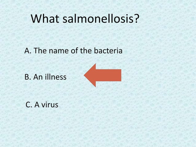 Salmonellosis | PPT