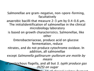 Salmonellosis | PPTX
