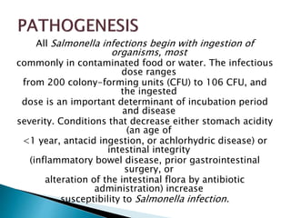 Salmonellosis | PPTX