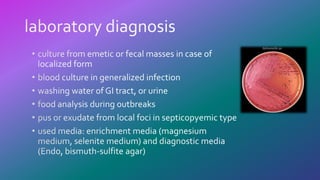 Salmonellosis | PPT