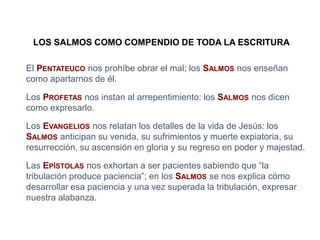Introducción al estudio de los salmos bíblicos | PPTX