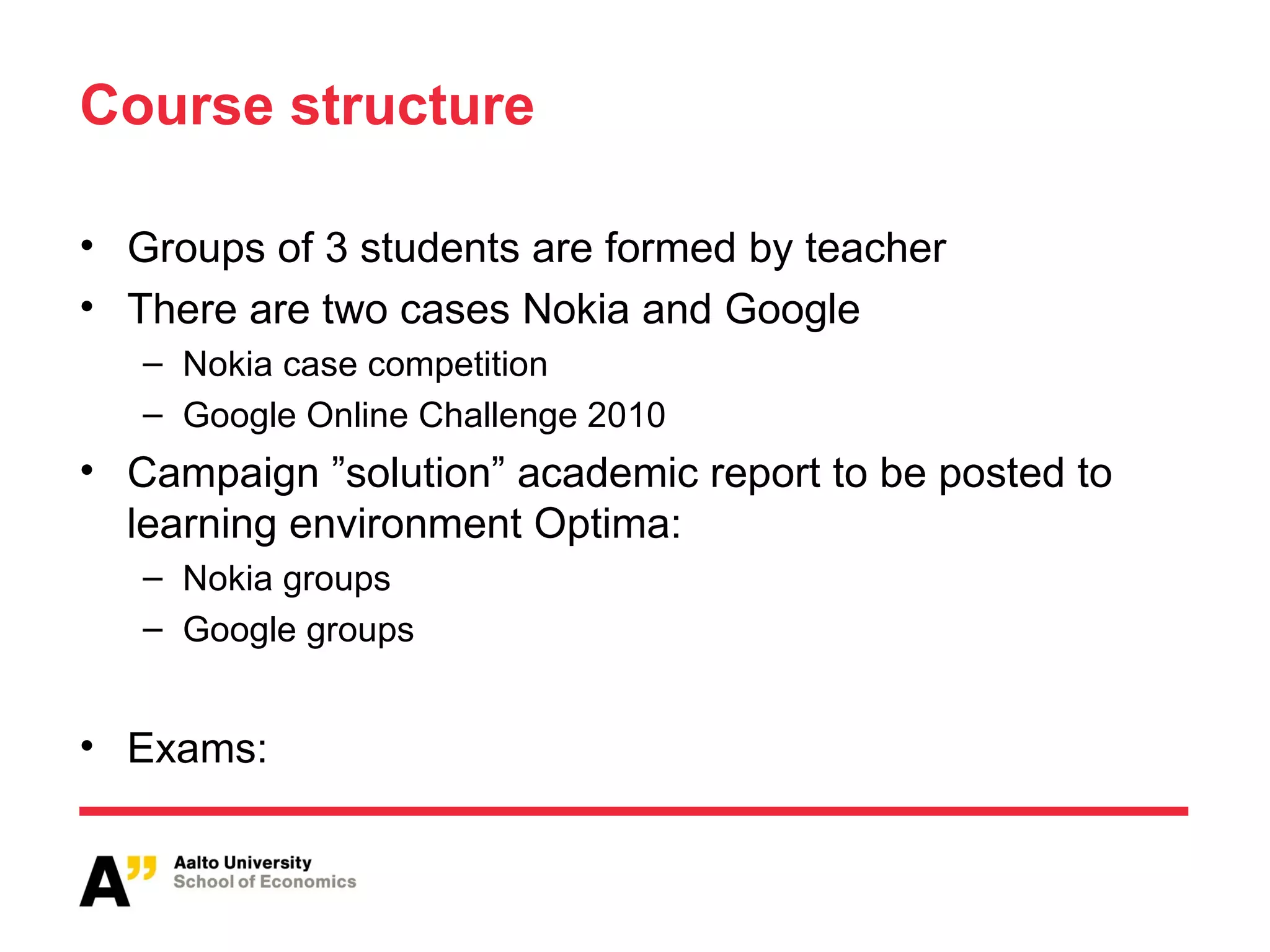 Salo Aalto University School of Economics Digital Marketing | PPT