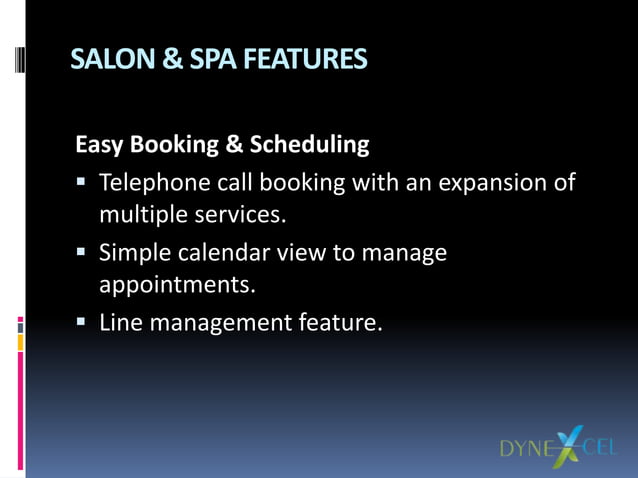 Salon and SPA Management System | PPTX