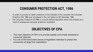 Case Study on Consumer Protection Act | PPTX