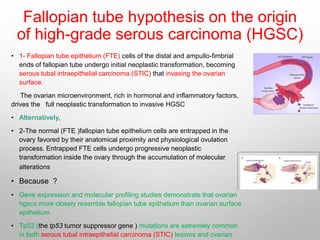 Salpingectomy for ovarian risk reduction | PPTX