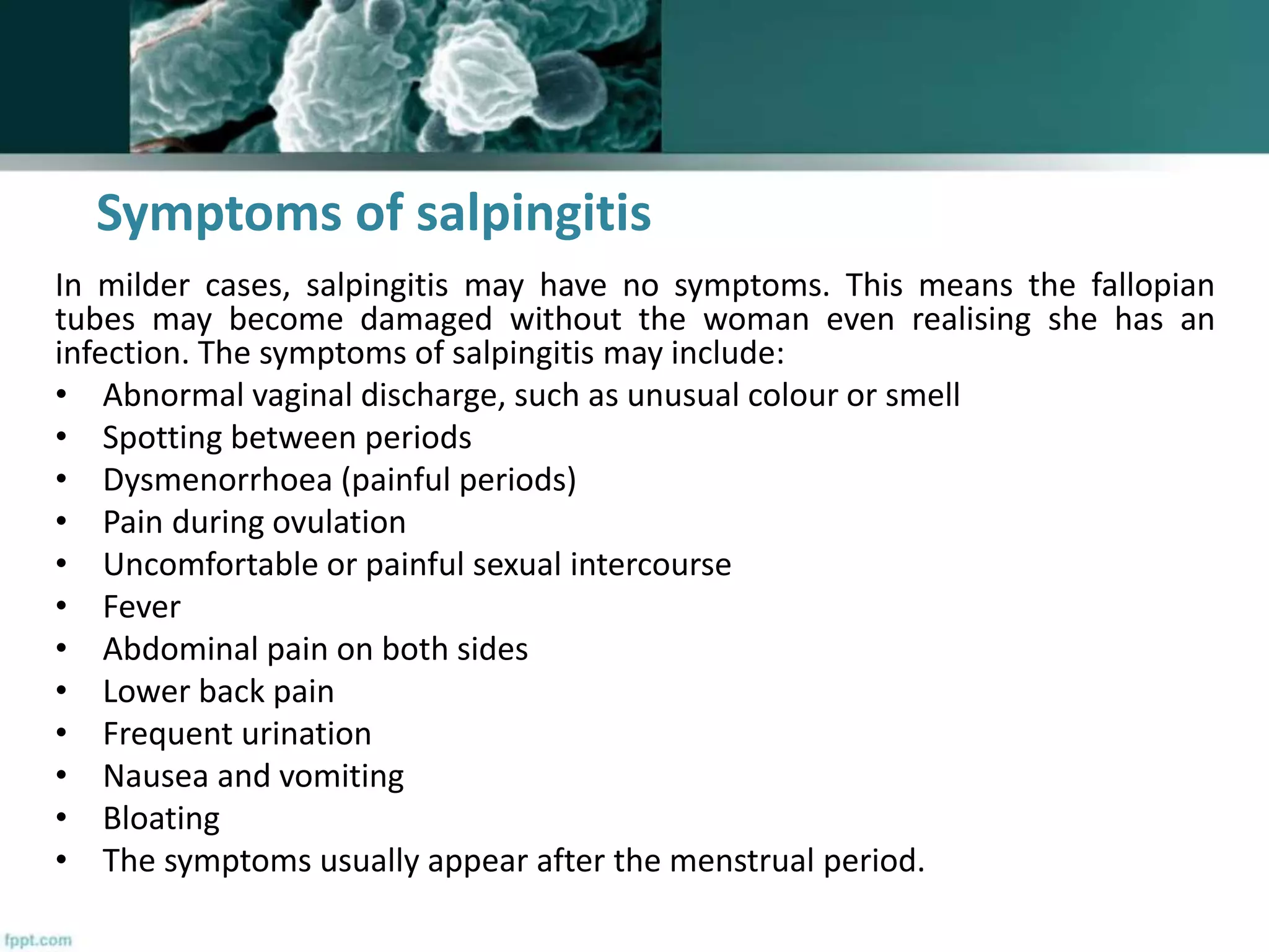 Salpingitis | PPTX
