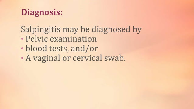 SALPINGITIS ppt.pptx for nursing students | PPTX