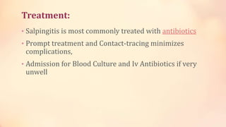 SALPINGITIS ppt.pptx for nursing students | PPTX