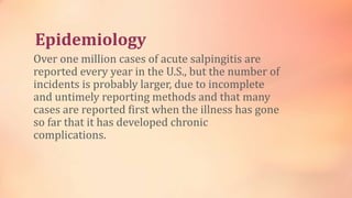 SALPINGITIS ppt.pptx for nursing students | PPTX