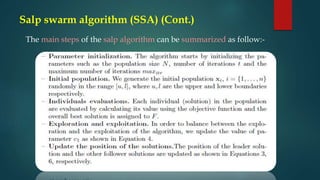 Salp swarm algorithm | PPTX