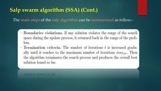 Salp swarm algorithm | PPTX