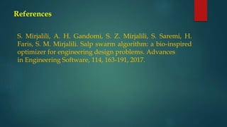 Salp swarm algorithm | PPTX