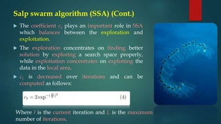 Salp swarm algorithm | PPTX