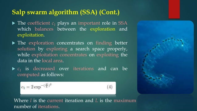 Salp swarm algorithm | PPTX