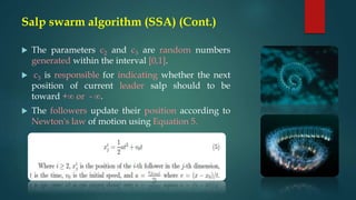 Salp swarm algorithm | PPTX
