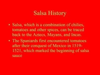 Salsa | PPT | Cooking | Food & Drink