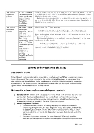 Salsa20 | PDF | Programming Languages | Computing