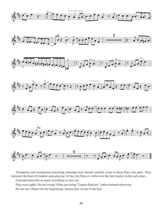 Salsa latina-método-para-trompeta | PDF