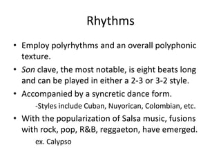 Salsa Music Presentation | PPTX