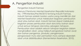 Salsa Nabila Jamal _2020112147 (PERAN APOTEKER DI INDUSTRI FARMASI) | PPTX